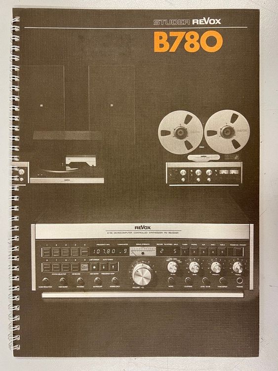 Revox B780, Bedienungsanleitung (Gebraucht) in Bazenheid für CHF 10 – mit Lieferung auf Ricardo ...