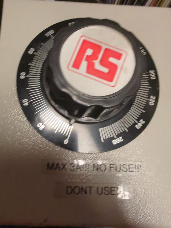 RS Pro Variac Stelltransformator 1PH 3A | Kaufen auf Ricardo