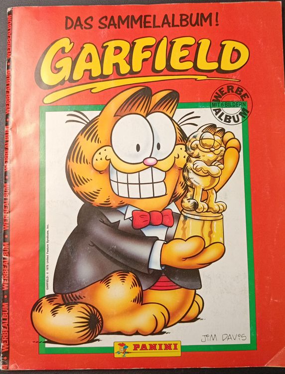 Garfield Sammelalbum Panini 1989 komplett (Gebraucht) in Läufelfingen ...