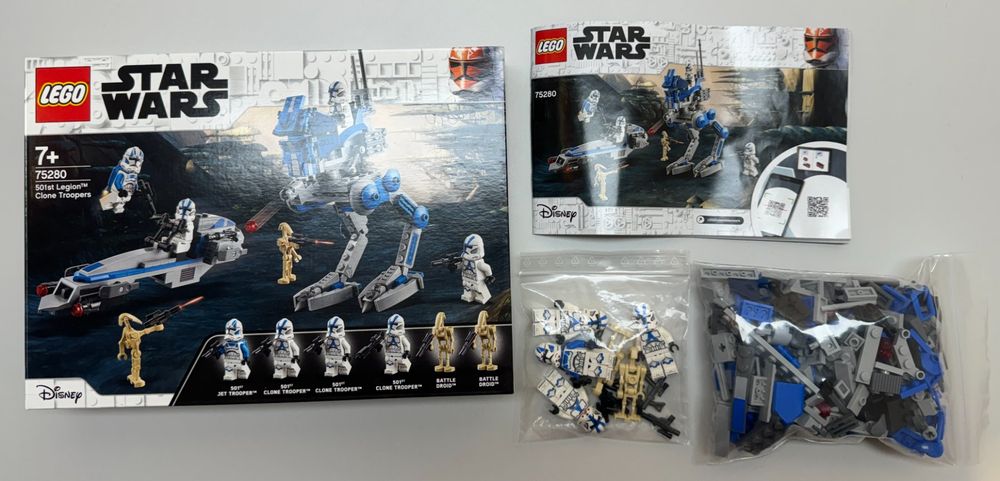 Lego Star Wars 75280 501st Legion Clone Troopers Battle Pack (D ...