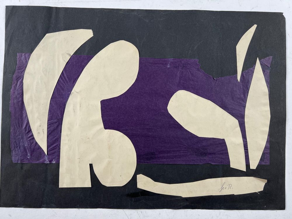 Abstrakte Collage Mischtechnik Handsigniert. (Gebraucht) in Neuhausen am Rheinfall für CHF 5 ...