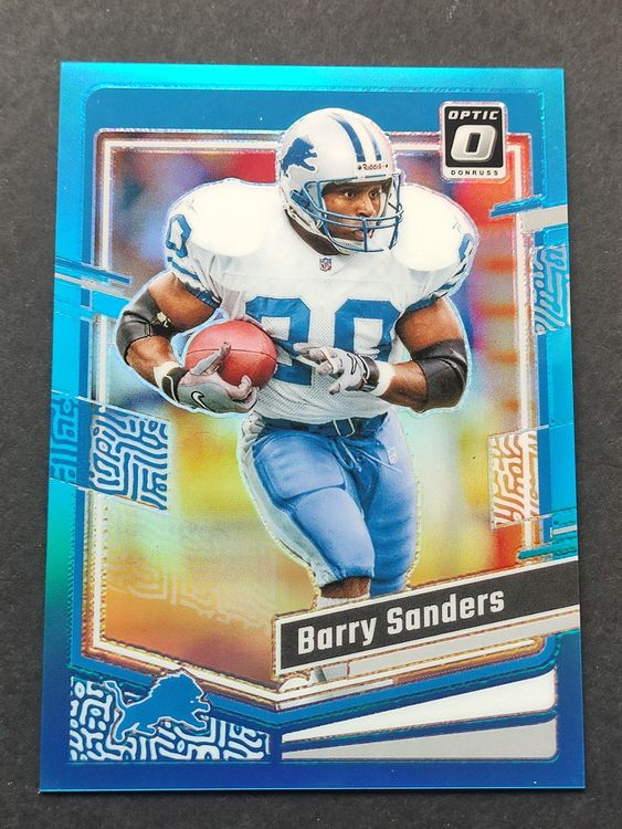 Barry Sanders /299 Optic Blue Detroit Lions - HOF Legende (Gebraucht ...