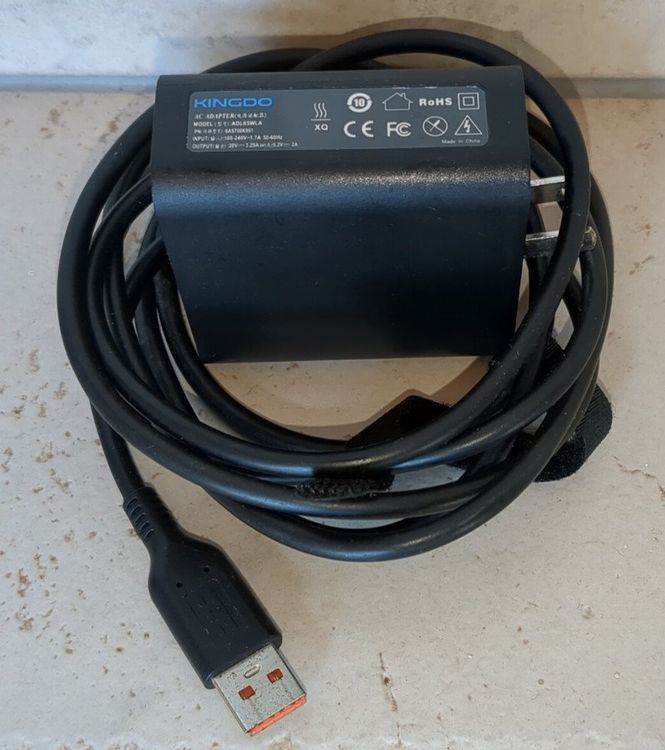 Ladegerät für Lenovo Yoga (USB-Anschluss) mit US-Stecker (Gebraucht) in ...