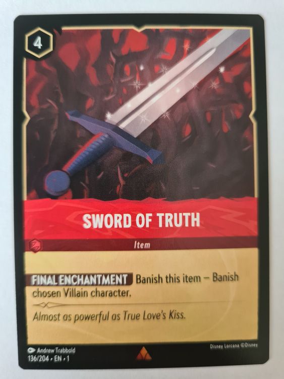 Lorcana, Sword of Truth, 136/204-EN-1 (Neu (gemäss Beschreibung)) in Sachseln für CHF 1 – mit ...
