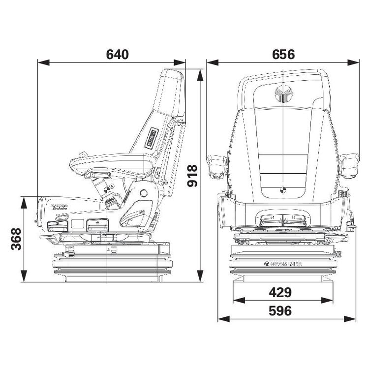 Sitz Maximo XT, Evolution Dynamic Dualmotion, Stoff Grammer (Neu und originalverpackt) in ...