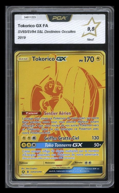 Pokémon Tokorico GX FA 9.5 PCA (Neuf (Voir description)) à Grand-Lancy ...