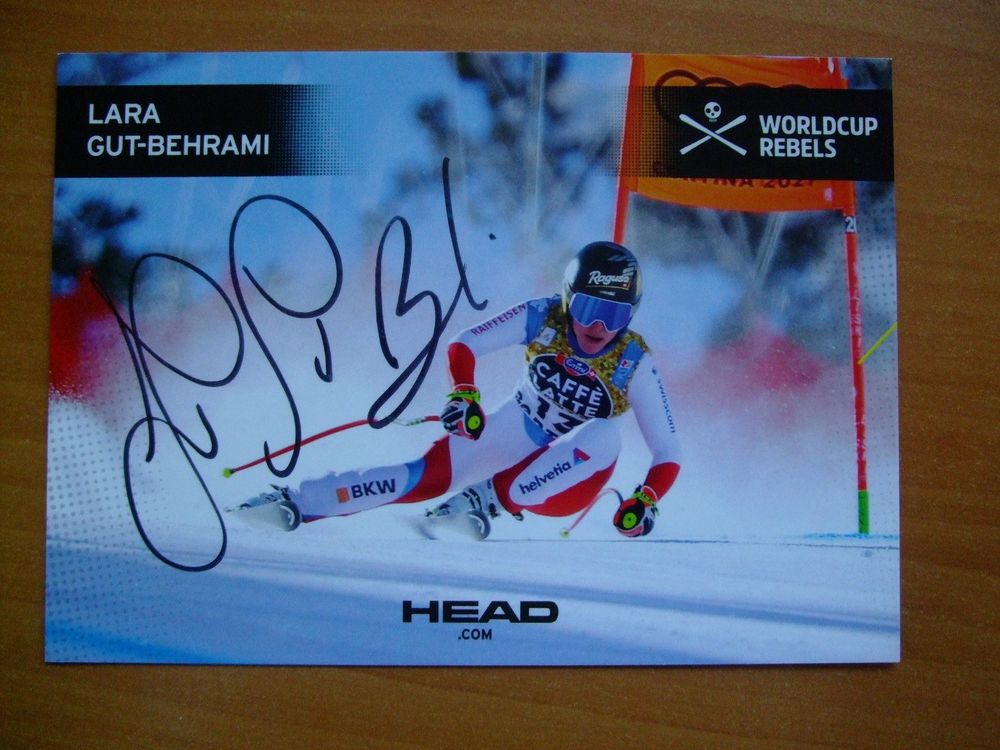 LARA GUT-BEHRAMI (CH) AUTOGRAMMKARTE | Kaufen auf Ricardo