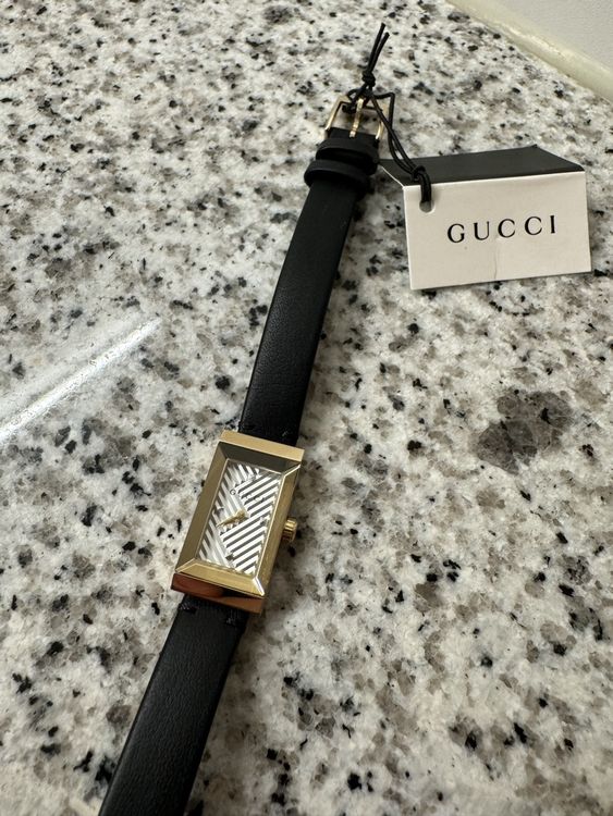 Goldene Gucci G-Frame Uhr | Kaufen auf Ricardo