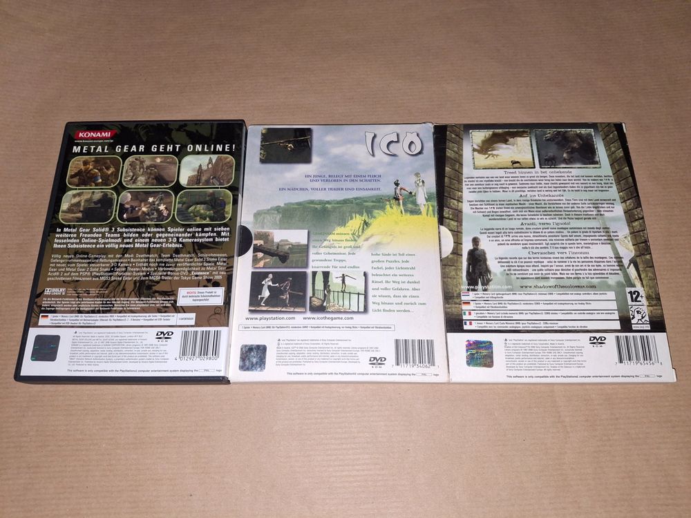 PS2 Special Set Ico Shadow of the Colossus MGS 3 Subsistence (Gebraucht) in Welschenrohr für CHF ...
