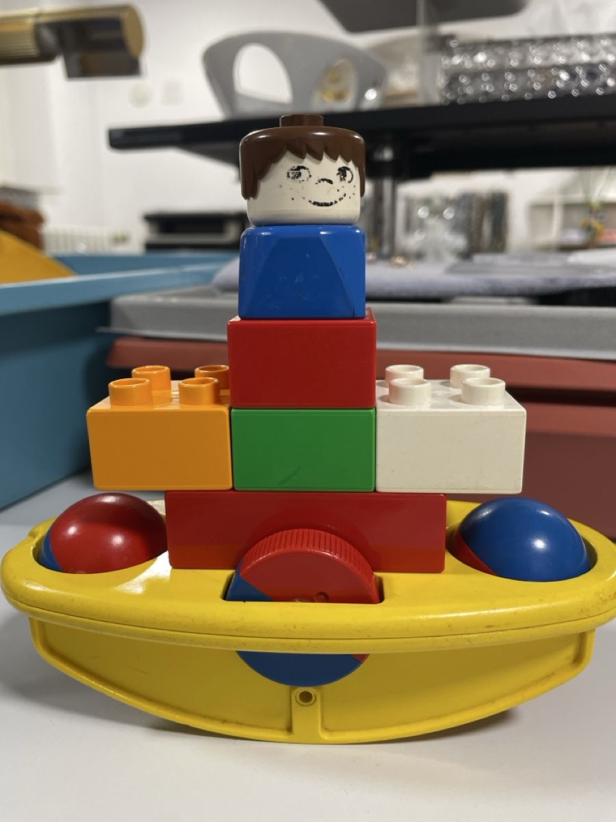 Vintage LEGO DUPLO Basic Set 2056 Rock-a-Bye Pull Toy 1980 (Gebraucht ...