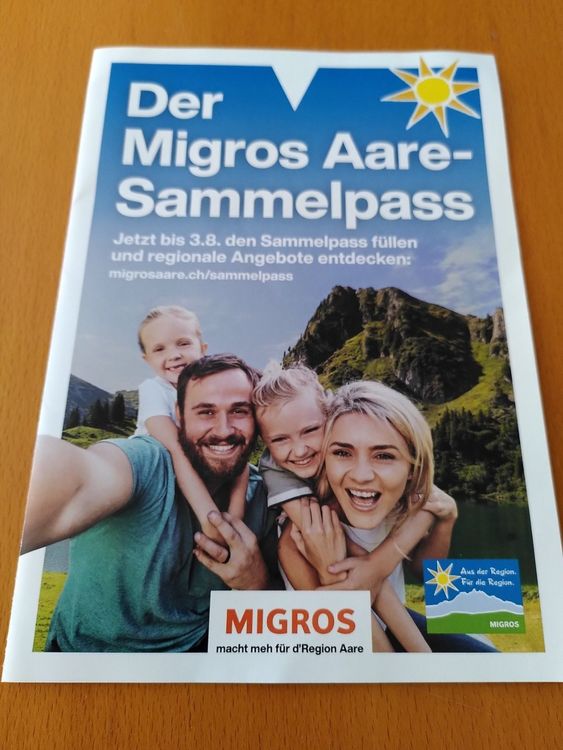 Volle Karte Migros Aare Sammelspass mit 20 Kleber (Neu (gemäss Beschreibung)) in Brugg AG für ...