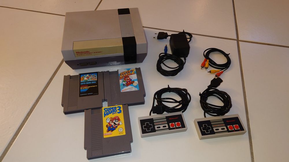 NES Konsole inkl. Super Mario Bros 1,2+3 (Gebraucht) in Pfaffhausen für ...