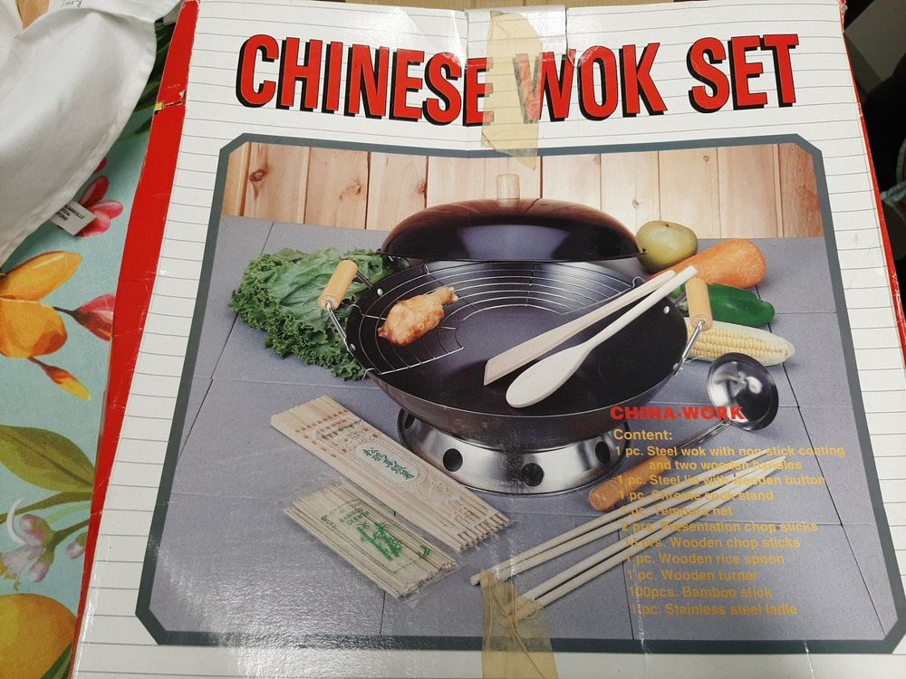 Pfannen-Set / Chinese Wok Set | Kaufen auf Ricardo