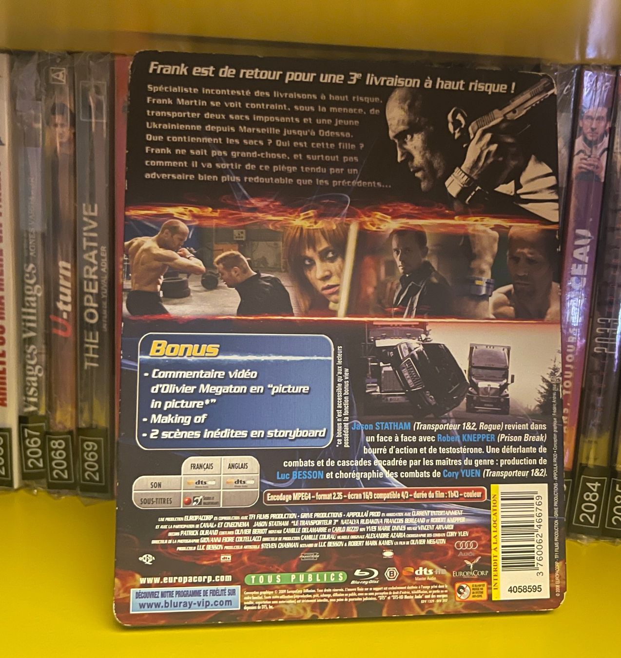 Le transporteur 3 (2008) - Blu-ray (D'occasion) à Semsales pour CHF 2 ...