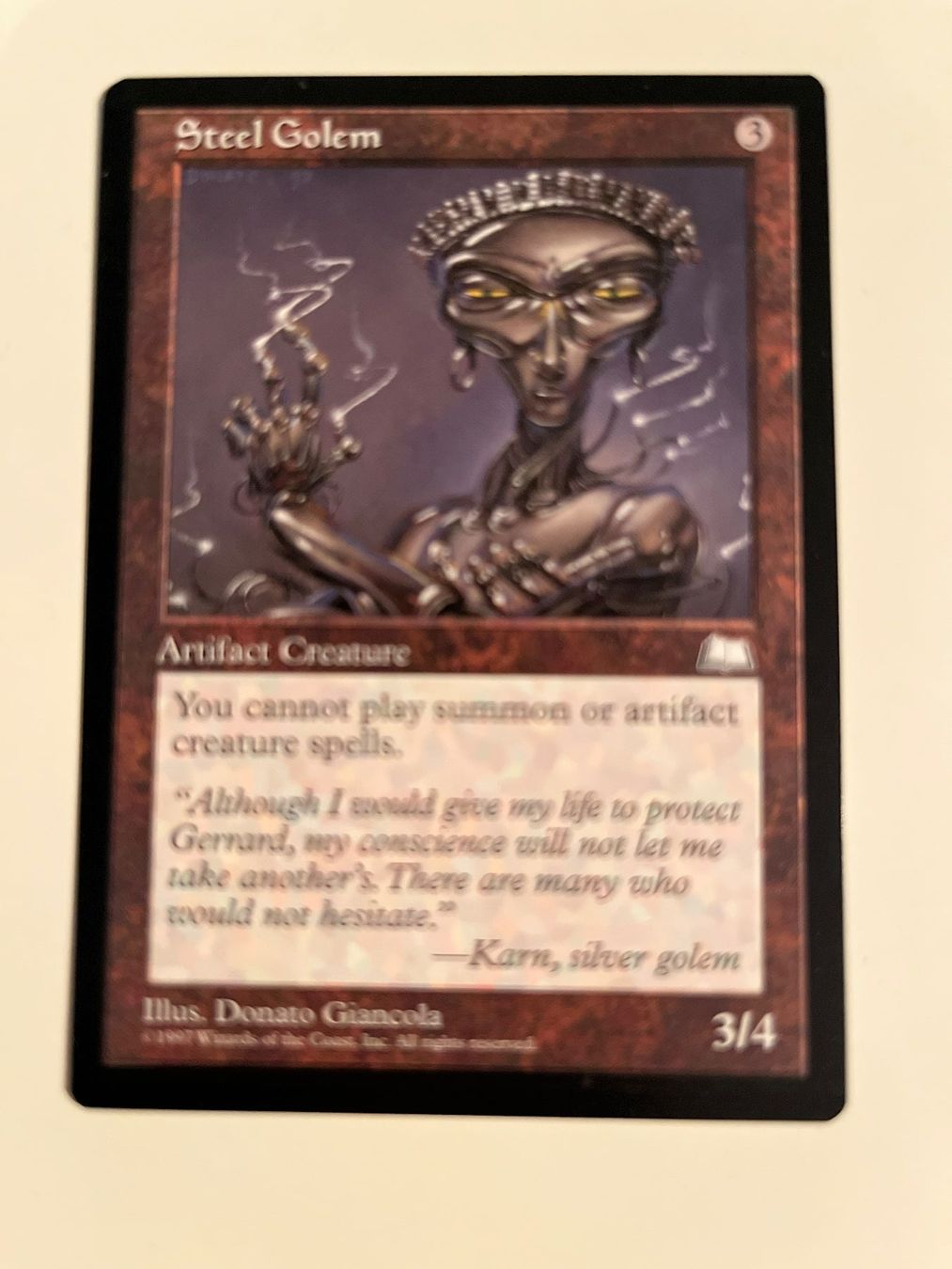 1 x Steel Golem - Magic: The Gathering - MtG (Gebraucht) in Kriens für ...