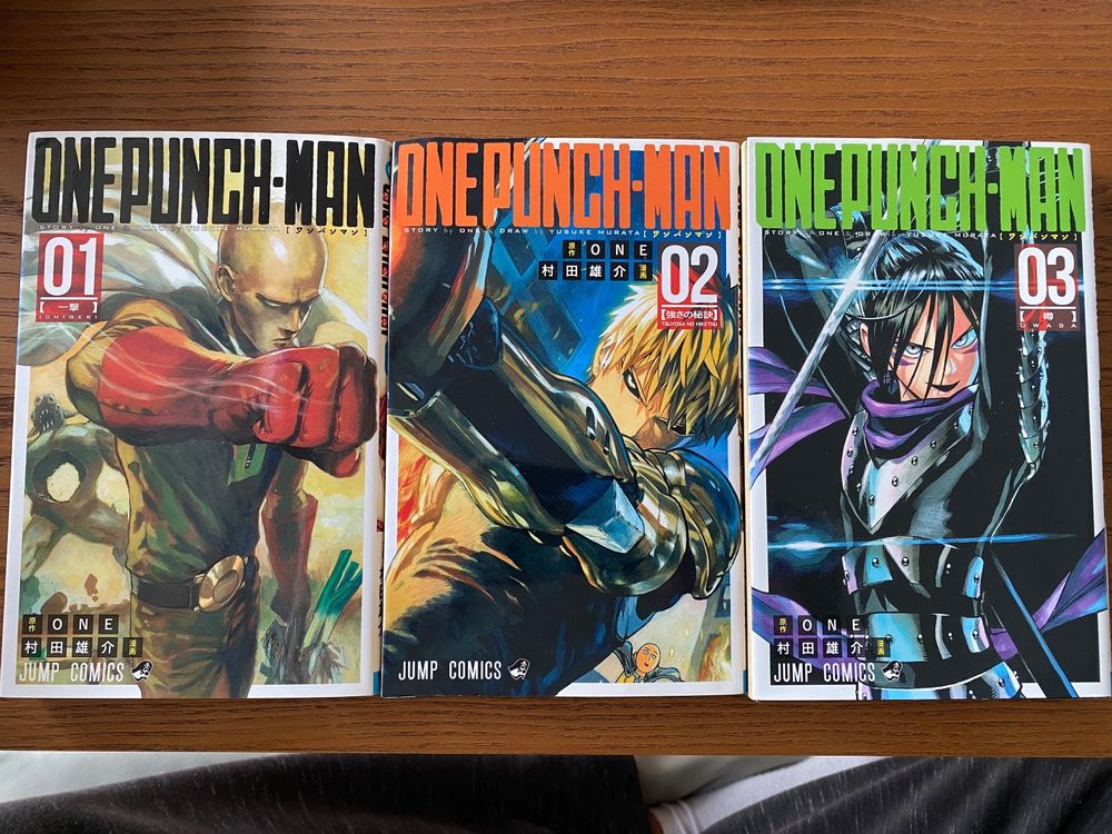 One Punch Man Manga Band 1-3 auf JAPANISCH_Preis pro Band (Neu (gemäss ...