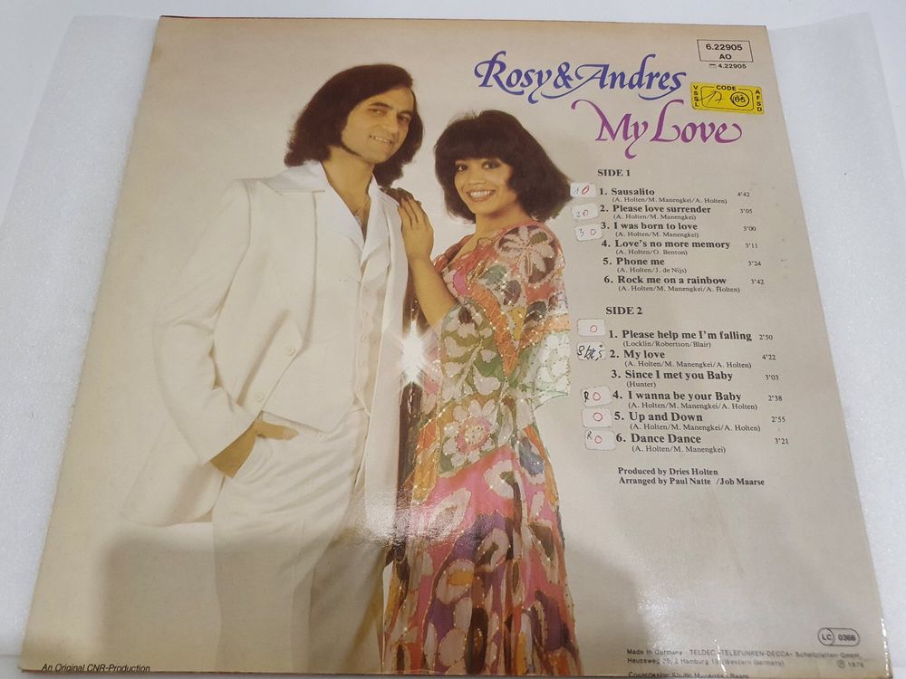 Rosy & Andres – My Love (Gebraucht) in Uster für CHF 4 – mit Lieferung auf Ricardo kaufen