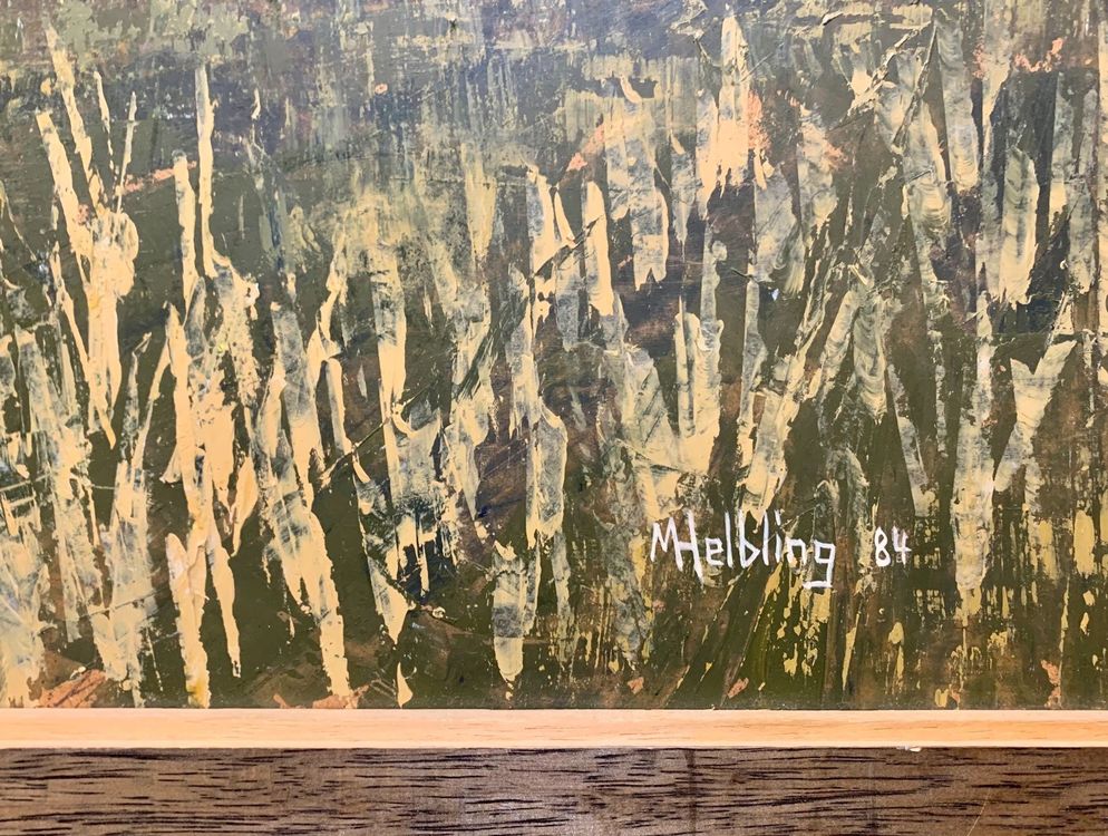 Markus Helbling (1936) grosses Gemälde (Gebraucht) in für CHF 10 – mit ...