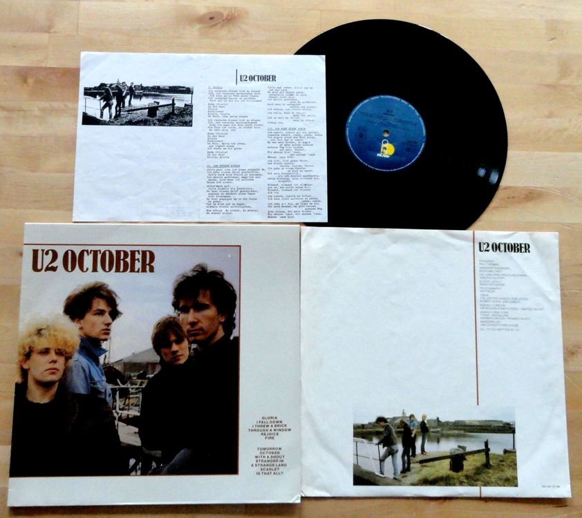 LP U2 october 1981 + SONGBLATT DEUTSCH mint (Gebraucht) in Kesswil für ...