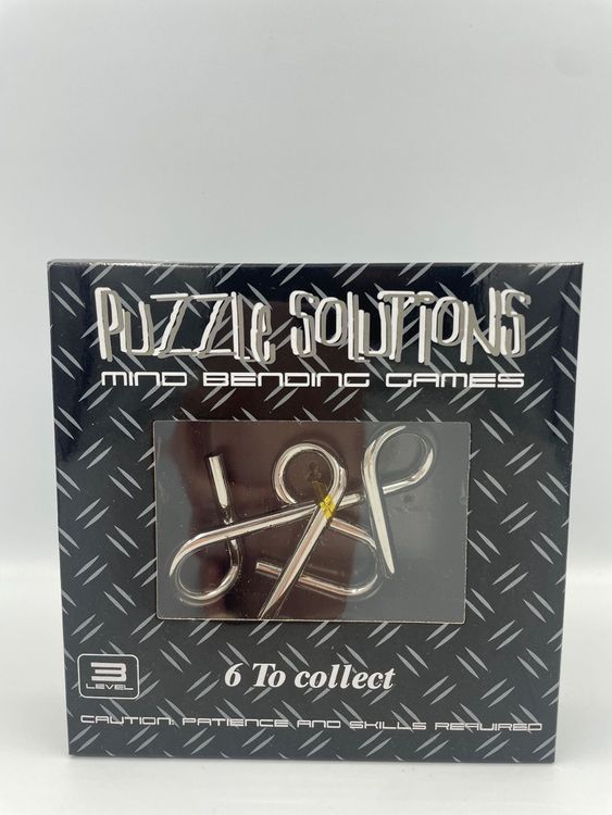 Knobelspiel Metall Puzzle Solutions mino bending games "NEU" | Kaufen ...