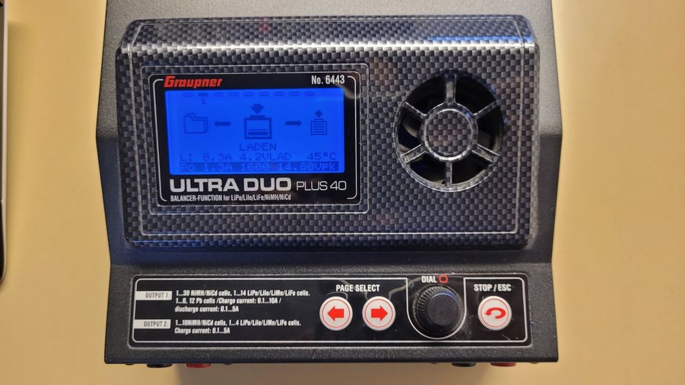 Graupner Ultra Duo Plus 40 , Lipo - Ladegerät Charger (Gebraucht) in ...