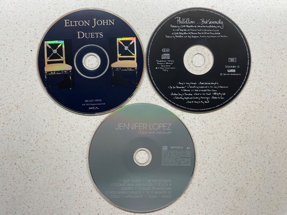 3 CDs Elton John, Phil Collins, Jenifer Lopez (Gebraucht) in Winterthur ...