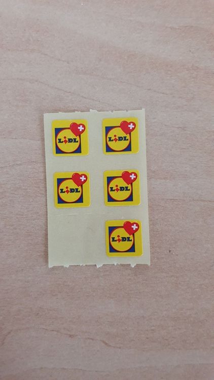5 Lidl Sticker, Sammelmärkli (Neu und originalverpackt) in Staufen für ...