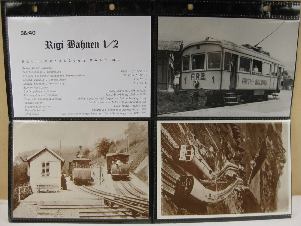 AK Serie Rigi Bahnen 1/2 (Neu (gemäss Beschreibung)) in Malters für CHF 39 – mit Lieferung auf ...
