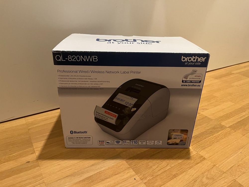 Brother QL-820NWB | Wired/Wifi/Bluetooth Label Printer++ | Kaufen auf ...