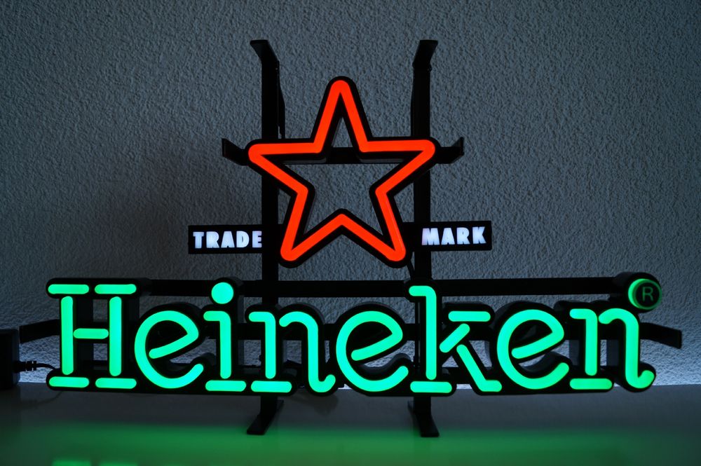 Heineken Neon Leuchtreklame - Neuwertig! (Neu und originalverpackt) in ...
