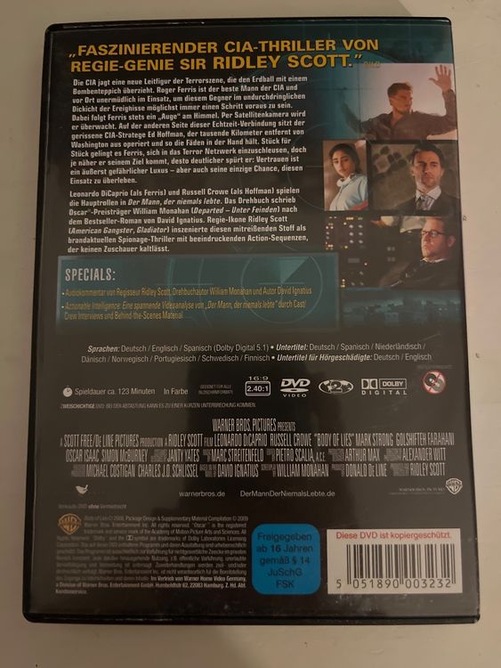 Der Mann, der niemals lebte (2008) DVD📀 - Leonardo DiCaprio (Neu (gemäss Beschreibung)) in ...