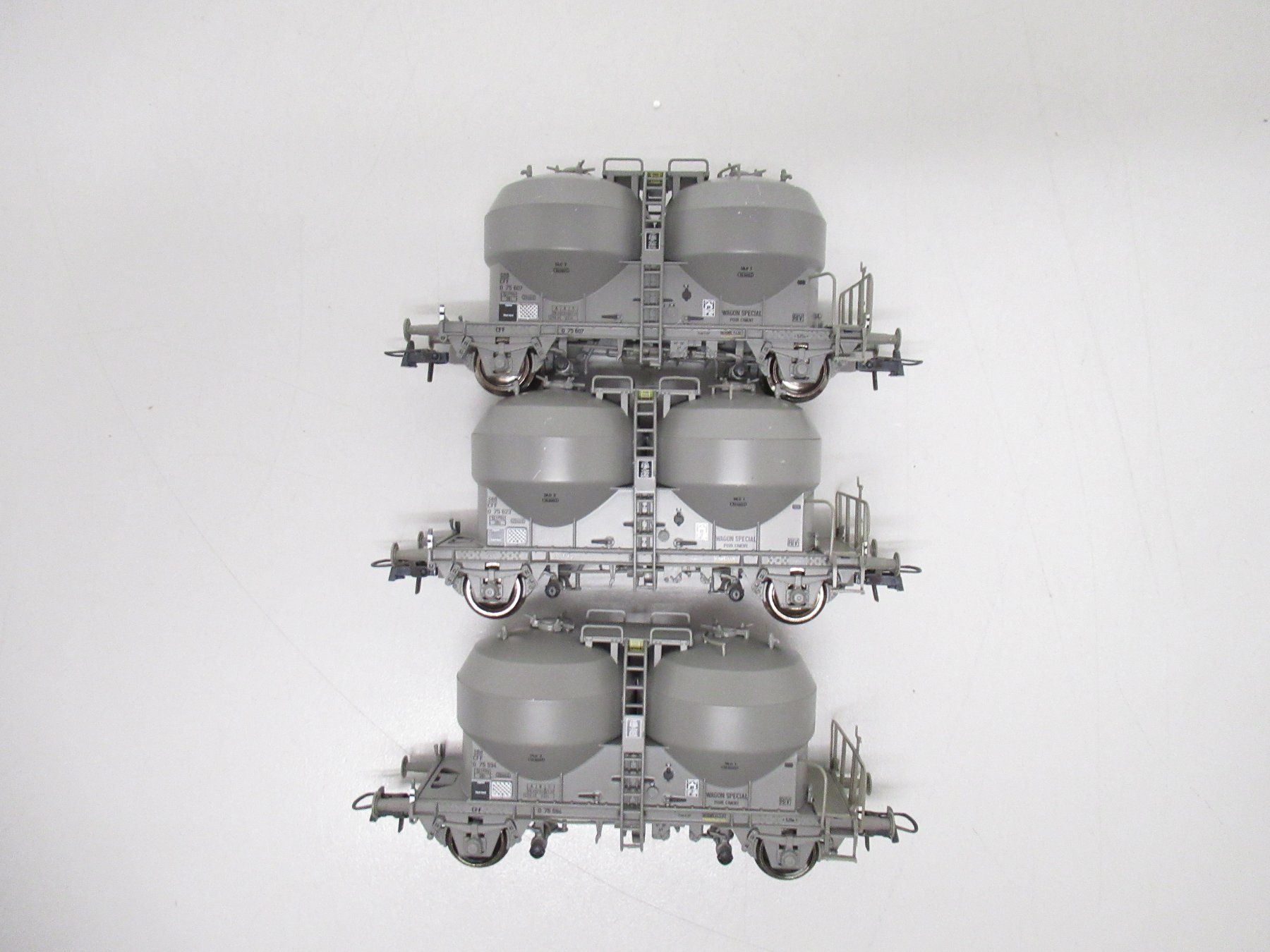 Roco 66012 SBB CFF FFS Schweizerische Silowagen Set DC H0 (Gebraucht ...