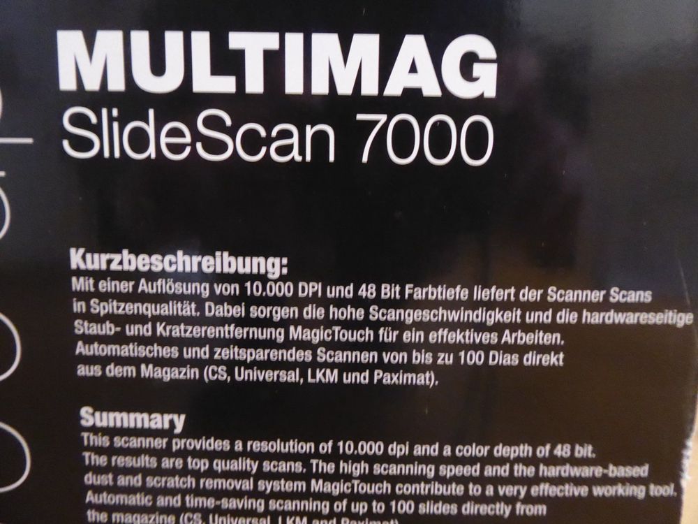 Dia Scaner BRAUN Multimag SlideScan 7000 (Gebraucht) in Basel für CHF ...