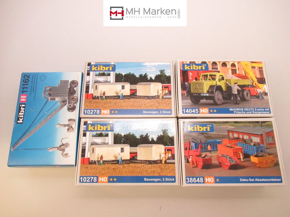 Kibri 11162, 14045, 38648, 2 x 10278, für Baustelle, H0 (Gebraucht) in ...