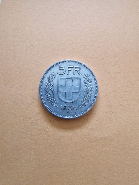 5 franken 1939 schweiz (Gebraucht) in Fislisbach für CHF 8 – mit Lieferung auf Ricardo kaufen