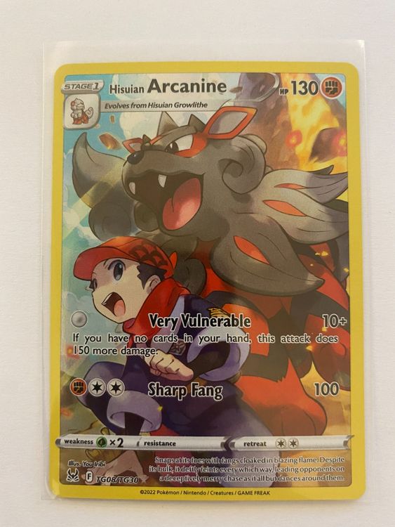 Pokemon Hisuian Arcanine TG08/TG30 Lost Origin EN (Neu (gemäss Beschreibung)) in Elgg für CHF 3 ...