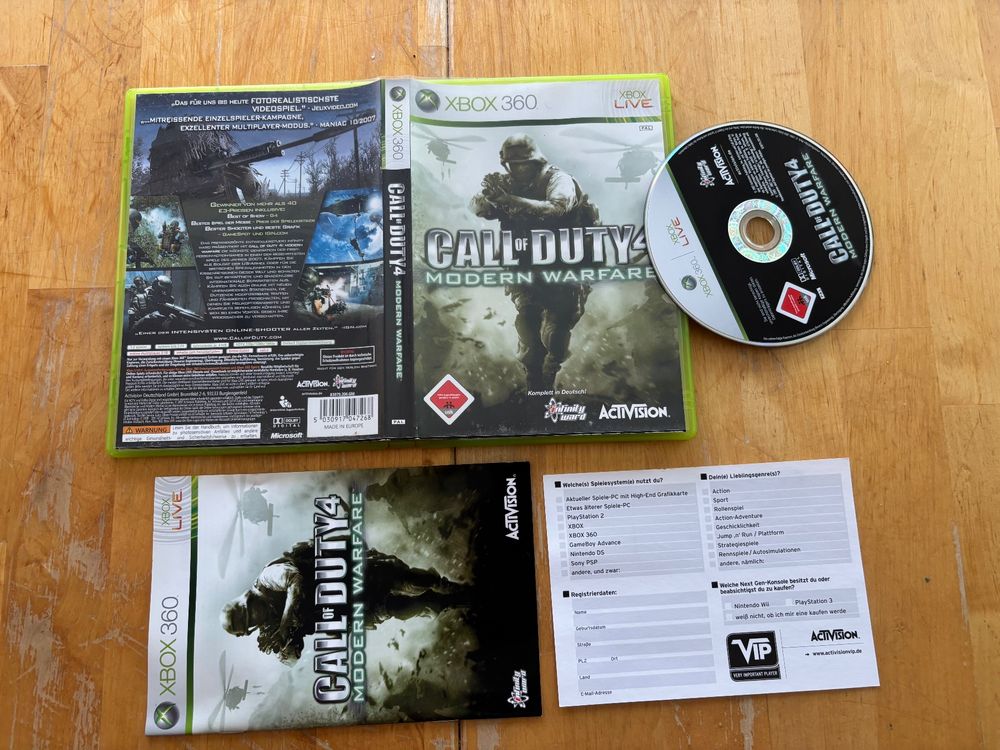 Call of Duty 4 Modern Warfare (CIB) (Gebraucht) in Frenkendorf für CHF ...