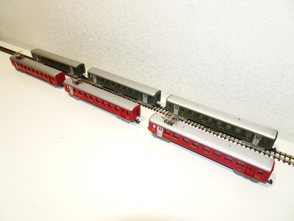 6 Lima Personenwagen Restaurant SBB Spur N (1) (Gebraucht) in Luzern für CHF 26.9 – mit ...