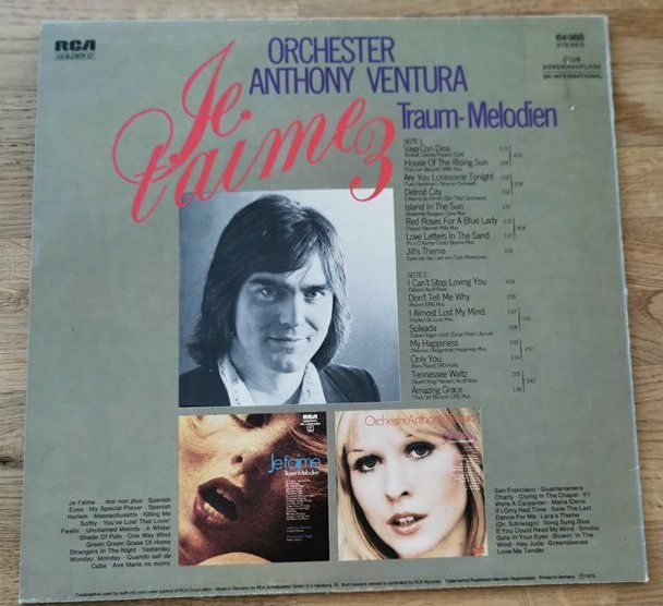 Orchester Anthony Ventura – Je T'Aime 3 (LP, Vinyl, 1975) | Kaufen auf ...