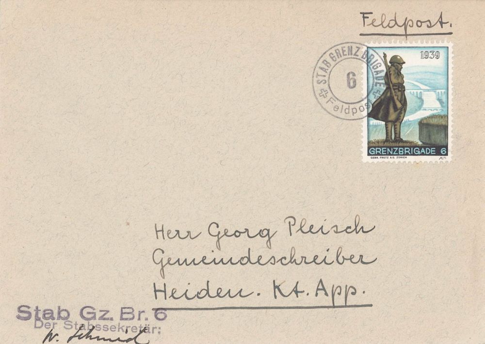 Feldpost mit ...... Grenztruppen (Gebraucht) in Bazenheid für CHF 1.5 – mit Lieferung auf ...