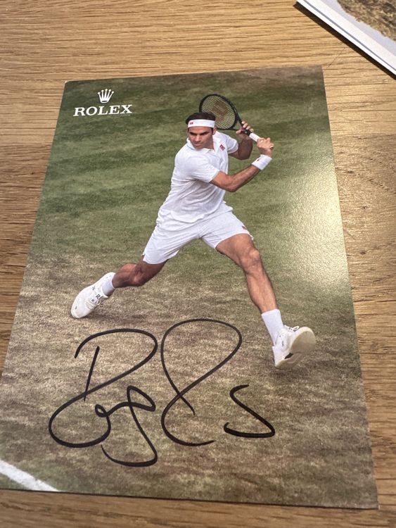 Roger Federer Autogramm (Gebraucht) in Ottenbach für CHF 20 – mit ...