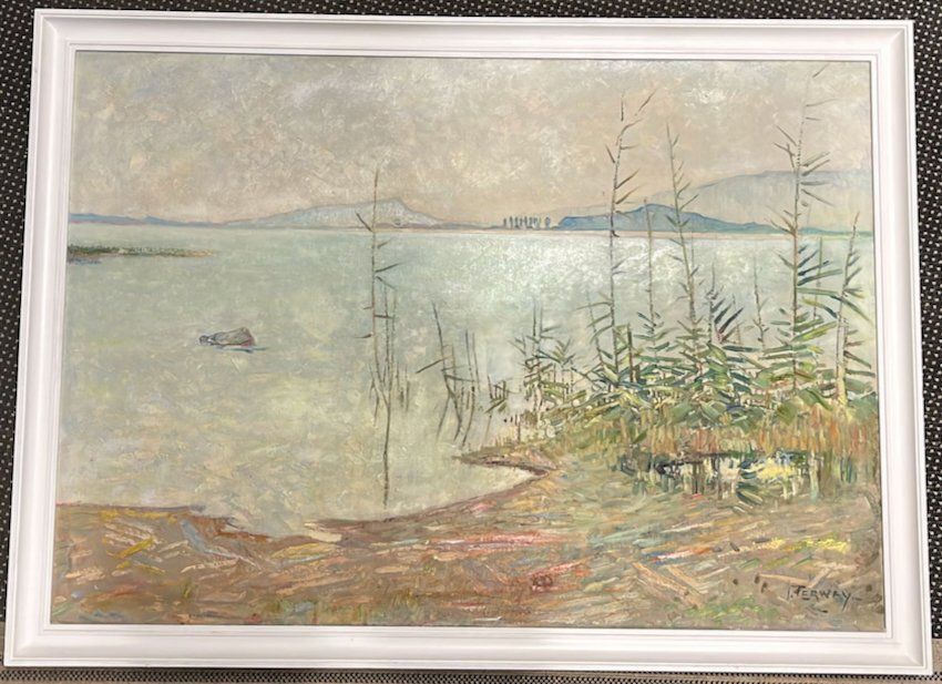 Gemälde Am Bielersee, signiert Jan Terwey (ID 7240) | Kaufen auf Ricardo