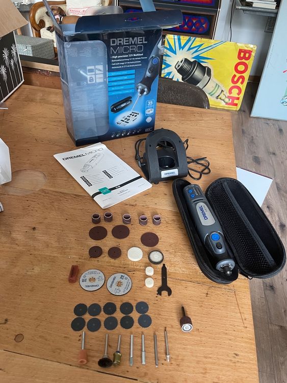 Dremel Micro 8050-35, 7.2V Multitool, komplett, fast neuwert (Gebraucht) in Nidau für CHF 60 ...