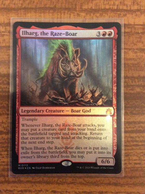 MTG - FOIL Ilharg, the Raze-Boar x1 | Kaufen auf Ricardo
