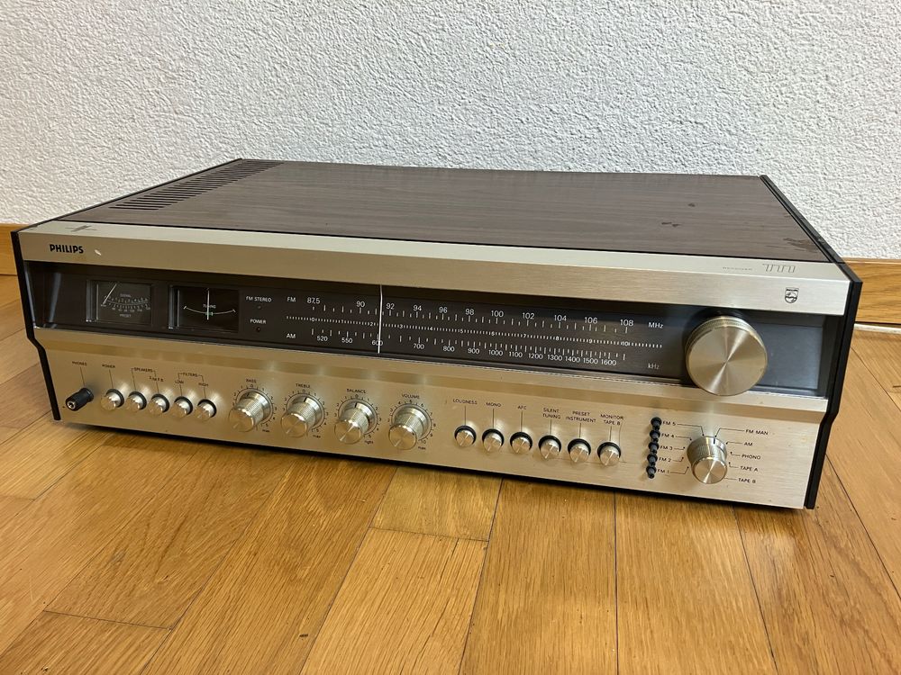 PHILIPS Tonmeister 777 TA HiFi Steuergerät Nussbaum Silber (Gebraucht ...