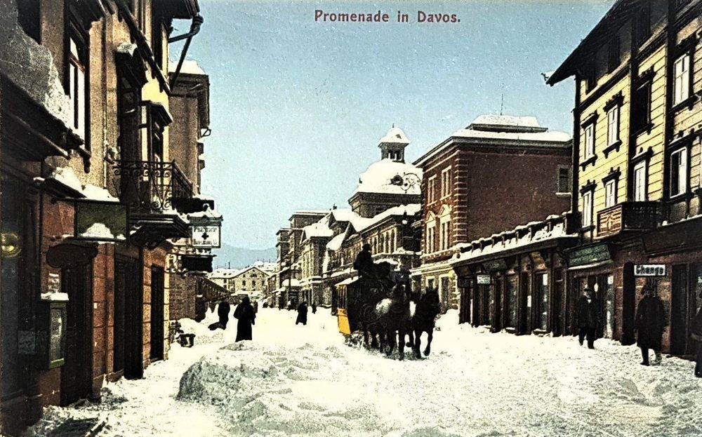 Davos - Promenade - Pferde Tram - 1910 (Gebraucht) in Rothrist für CHF ...