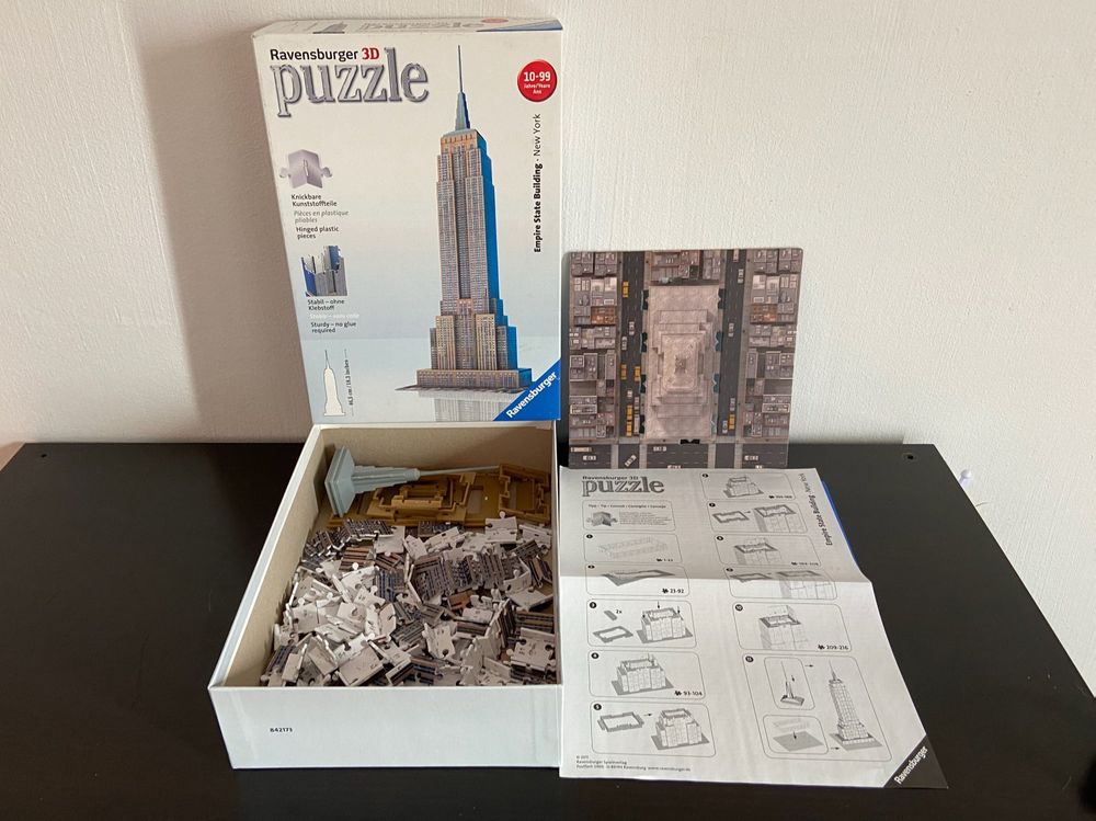 Ravensburger 3D Puzzle Empire State Building New York (Gebraucht) in ...