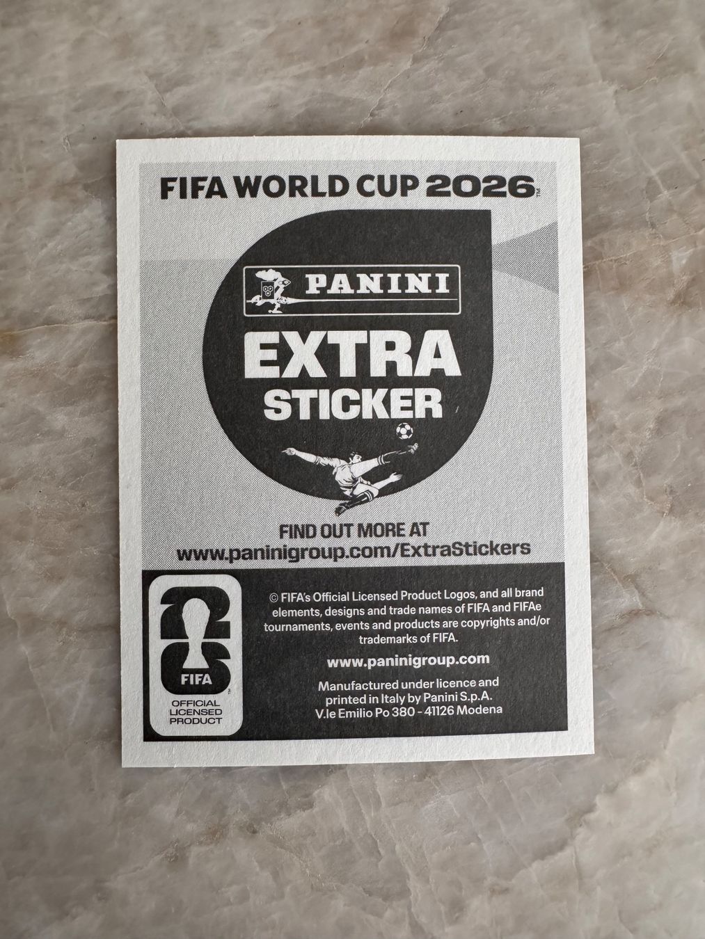 Lionel Messi SILVER Extra Sticker | Panini FIFA WC 2026 (Neu (gemäss ...