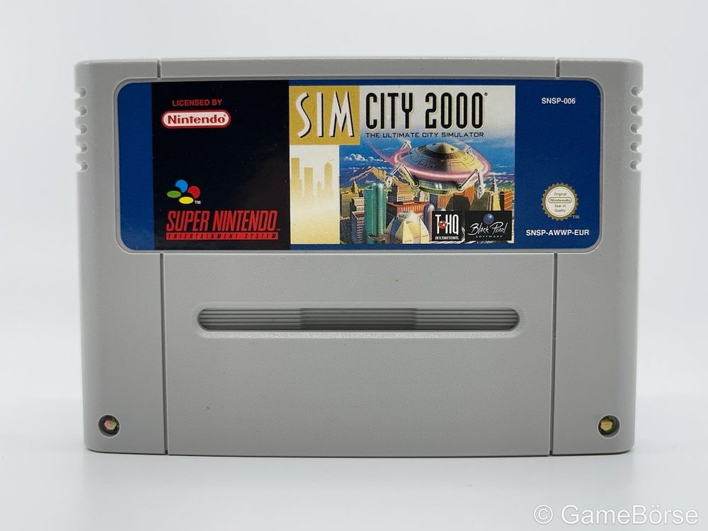 SNES Sim City 2000 PAL (Gebraucht) in Illnau für CHF 25.9 – mit ...