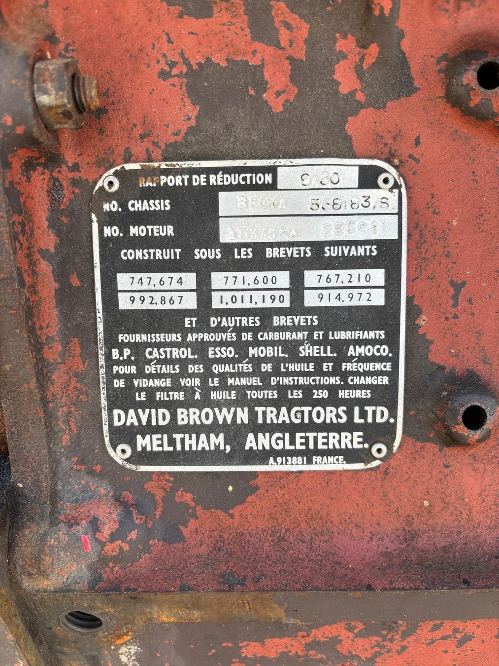 David Brown Selectamatic 880 mit Verdeck (Gebraucht) in Kleinbösingen ...